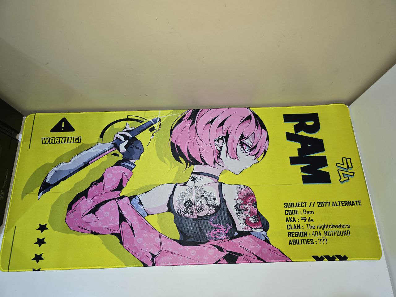 Ram x Cyberpunk 2077 Fan Art Mousepad – SSJ Store